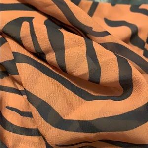 Tops | Tiger Striped Cropped Bell Sleeve Top | Poshmark